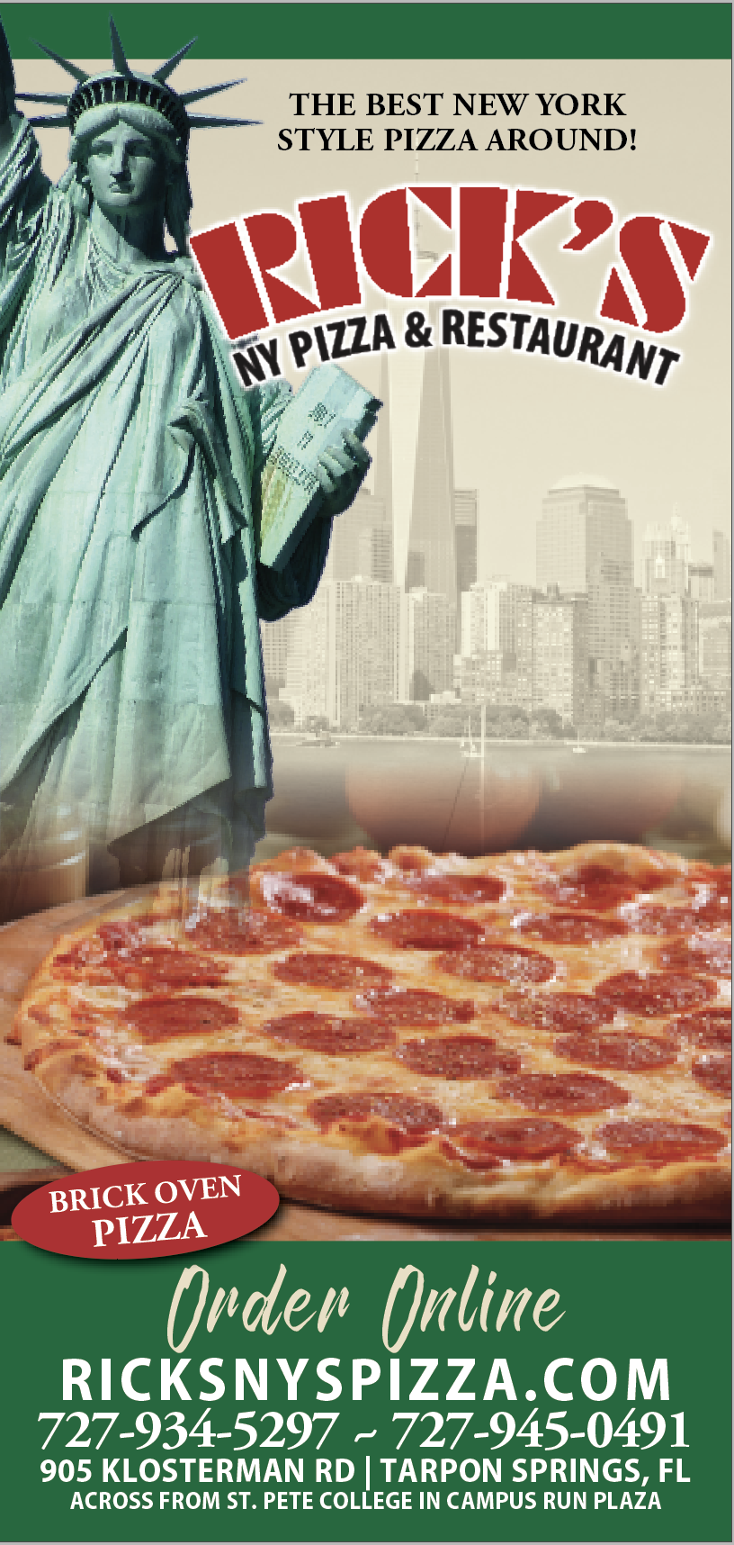 Menu – Ricks NYS Pizza