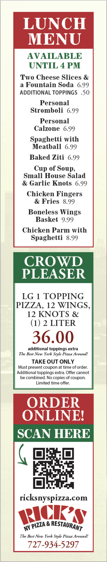 Menu – Ricks NYS Pizza